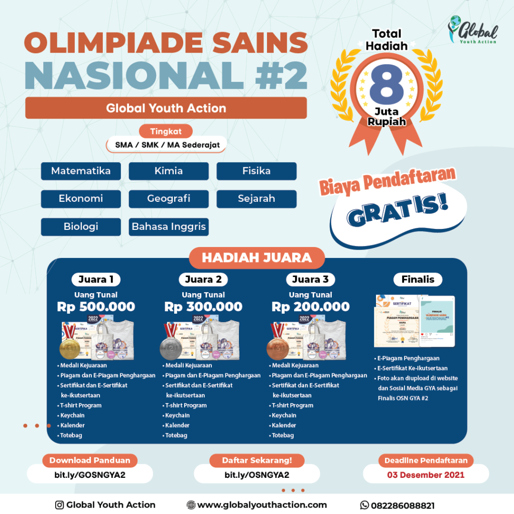 Olimpiade Sains Nasional #2 – Paket A » Global Youth Action